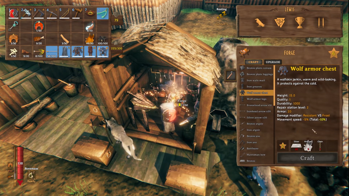 How To Get The Wolf Armor In Valheim