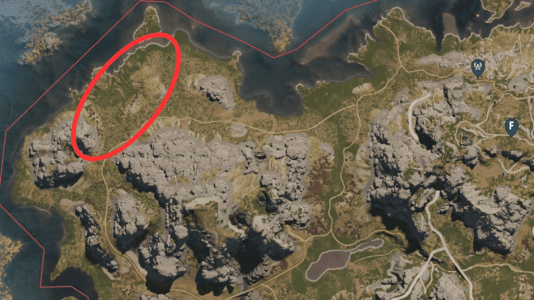 Once Human Polluted Areas Map: Best Locations To Build Base