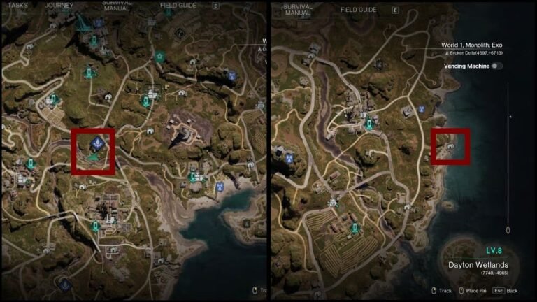 Once Human: Best Fishing Locations On Map