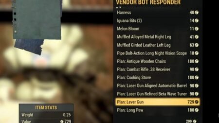 Fallout 76: How to Get Lever Action Rifle Plans