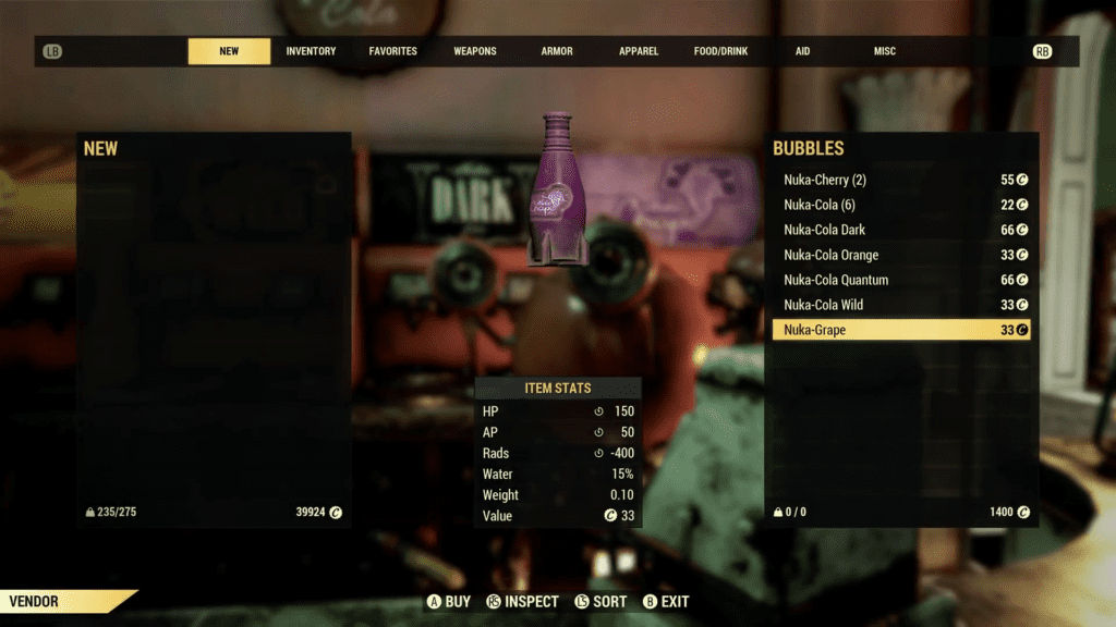 How To Complete 'Drink Nuka-Cola Grape' Fallout 76 Challenge