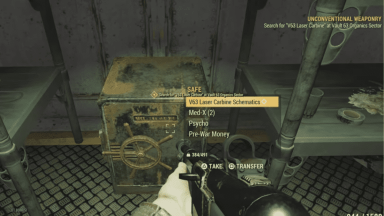 Everything About The V63 Laser Carbine in Fallout 76: How to Unlock ...
