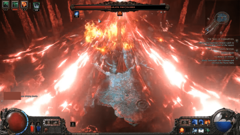 Path Of Exile 2: A Crown Of Stone Quest (Zalmarath, the Colossus Boss ...