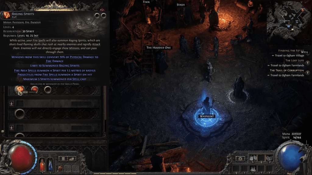 Path of Exile 2: How To Get Raging Spirits Skill (King In The Mists Boss)