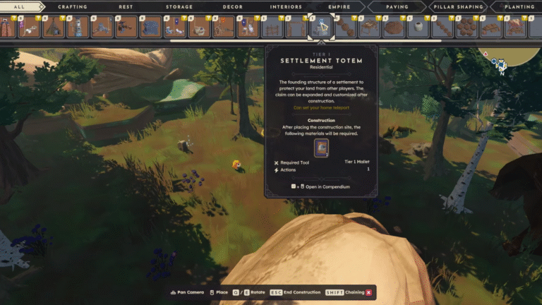 BitCraft Online: How To Make A Settlement, Claim Land & Build An Empire