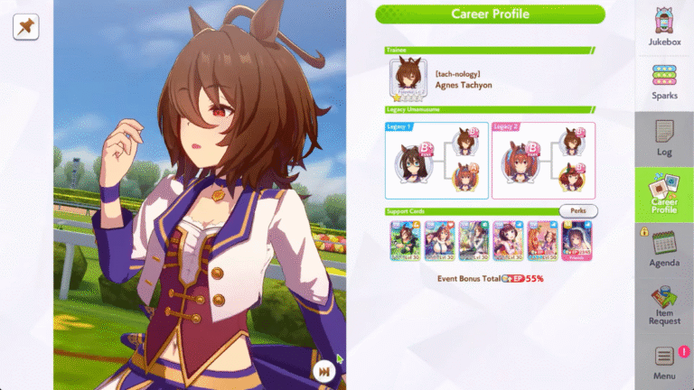 Umamusume Pretty Derby: Agnes Tachyon Build Guide