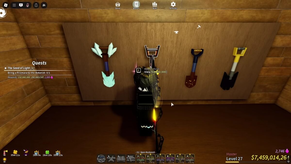 All Minerals & Their Locations in Prospecting Roblox