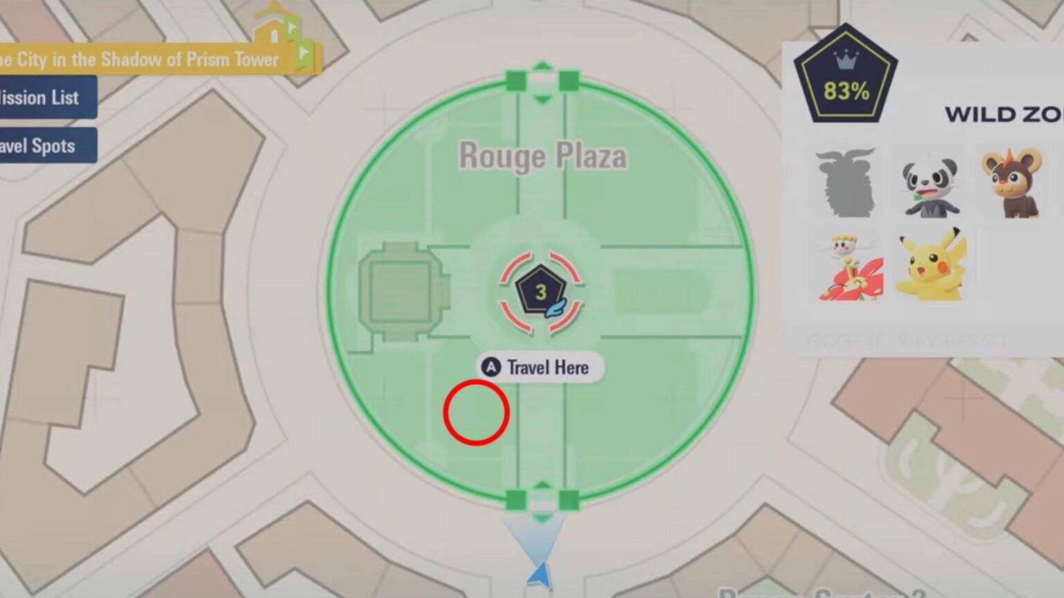 Pokémon Legends: Z-A All Wild Zone 3 Pokémon