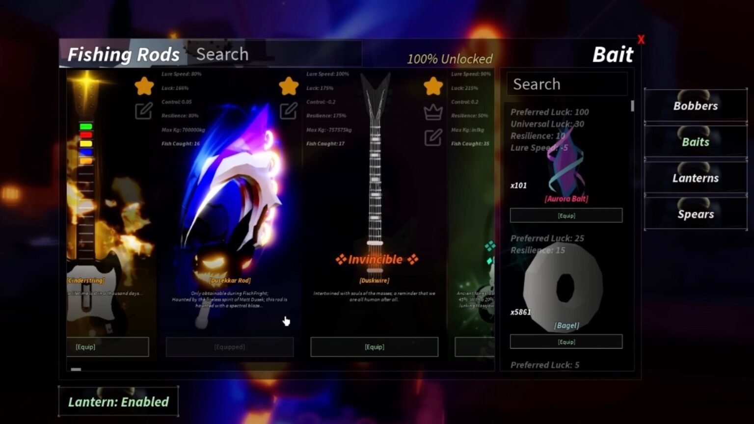 All New Rods in FischFright: How To Get & Stats