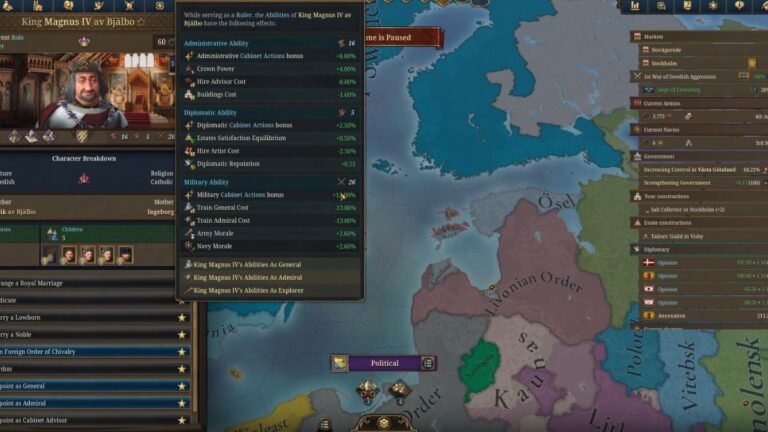 EU5 - How To Increase Crown Power