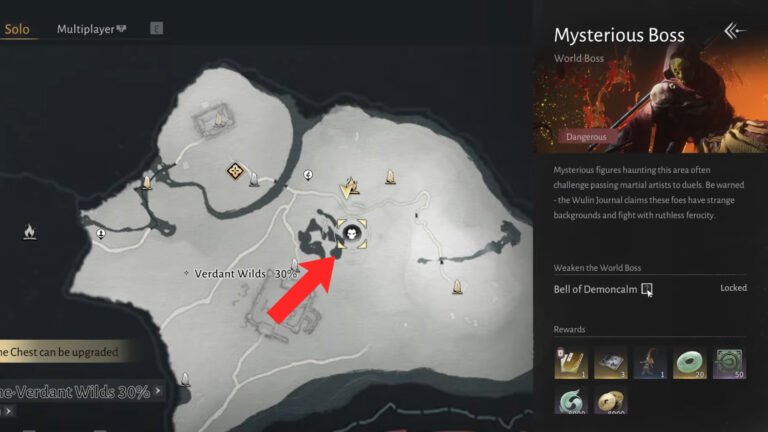 Where Winds Meet - All Qinghe World Boss Locations