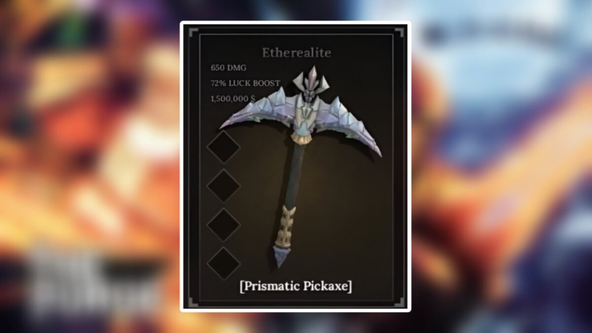 How To Get Prismatic Pickaxe In The Forge Roblox