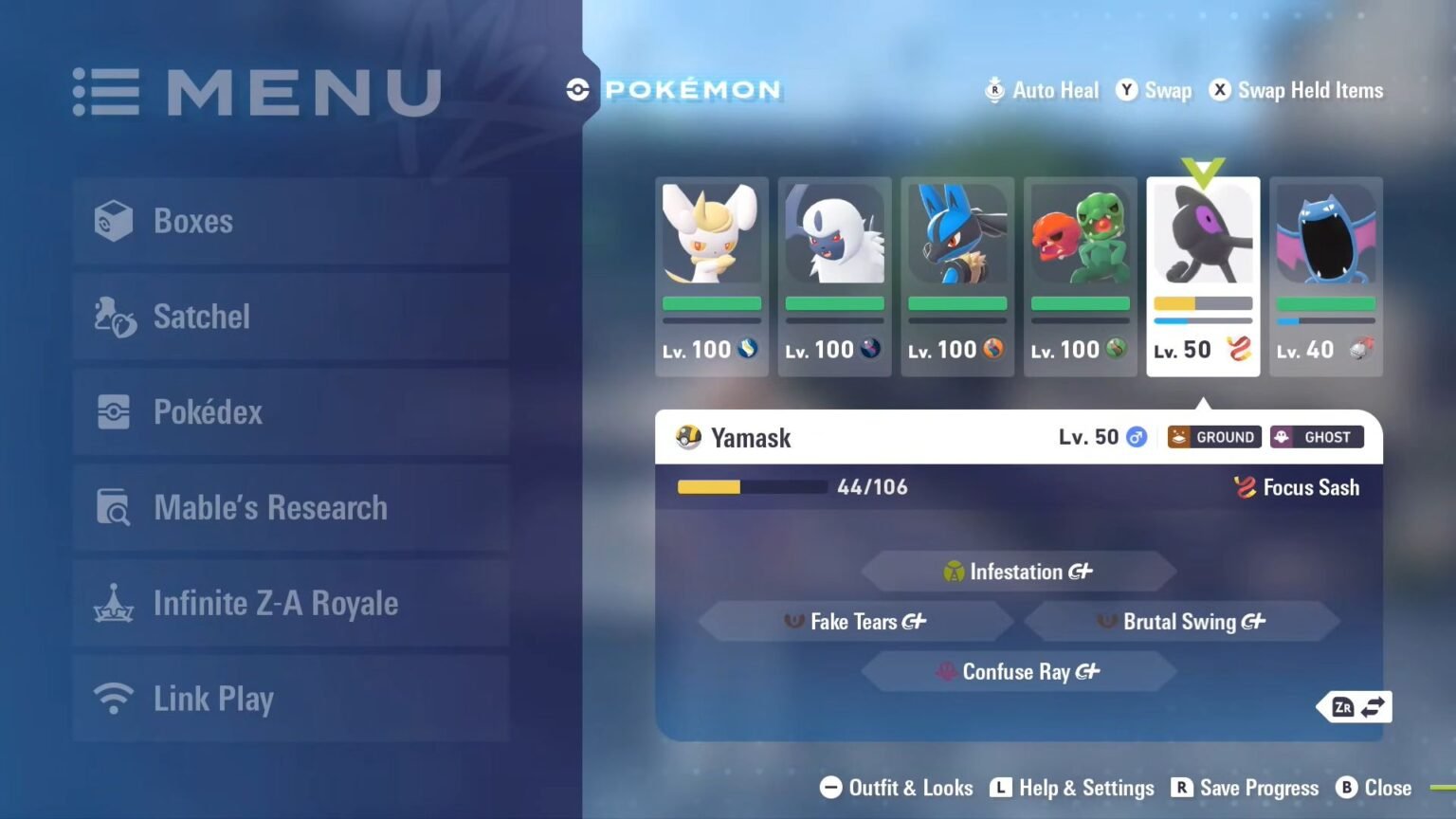 Pokémon Legends Z-A Mega Dimensions - How To Evolve Galarian Yamask