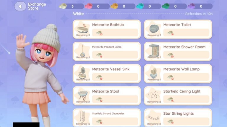 All Meteor Shower Shard Locations in Heartopia