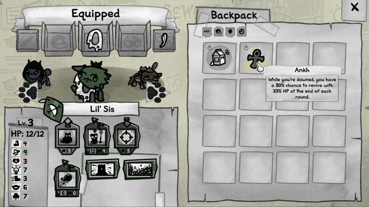 Mewgenics: Best Items For Hunter Class