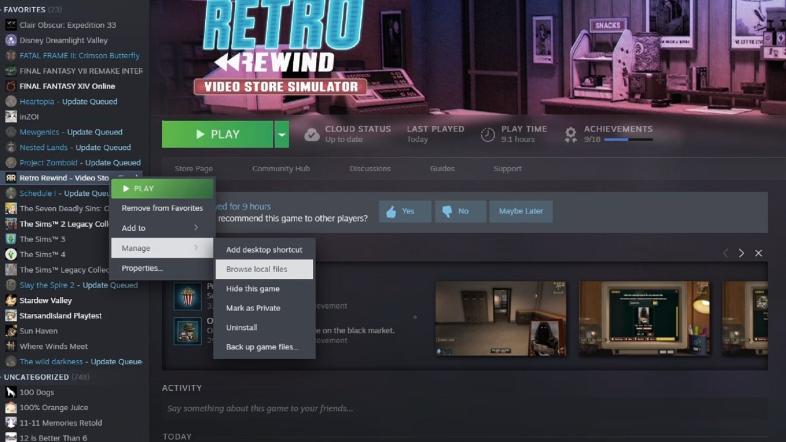 How to Play Custom Videos on TVs in Retro Rewind