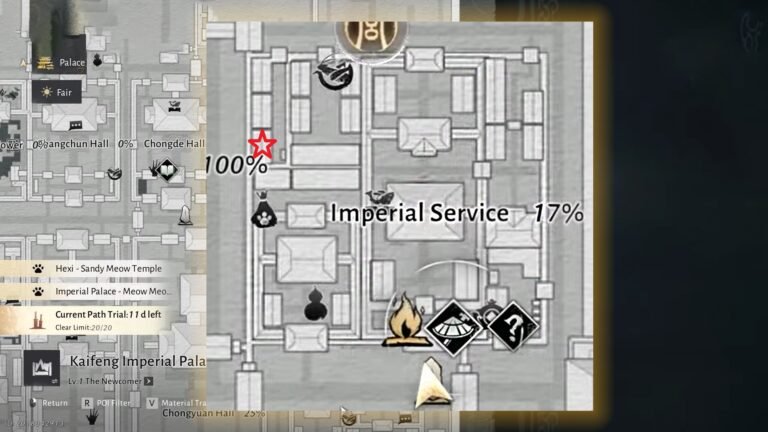 Where Winds Meet - Imperial Service Area All Collectibles